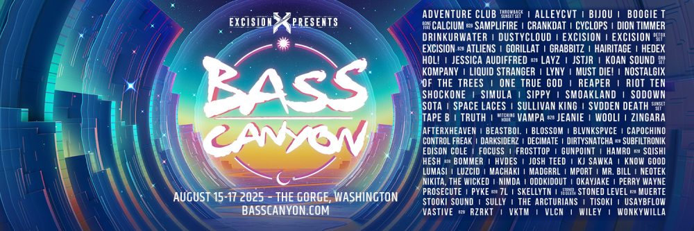 Excision Brings 'The Crater' to The Gorge for Bass Canyon 2025