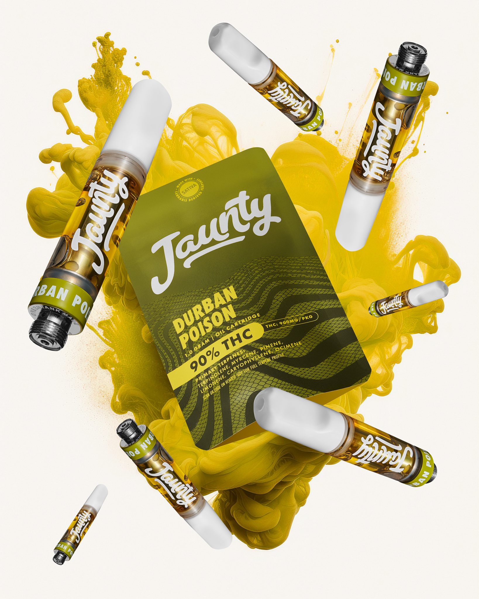 Jaunty Unveils Durban Poison & Ghost OG Vapes for Halloween