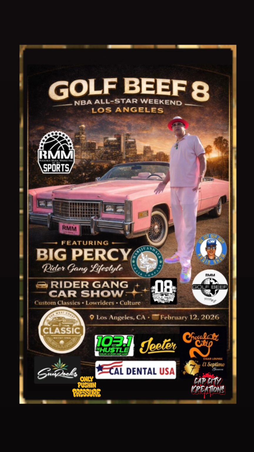 Golf Beef Celebrity Event Info Feb 12 NBA All Star Weekend